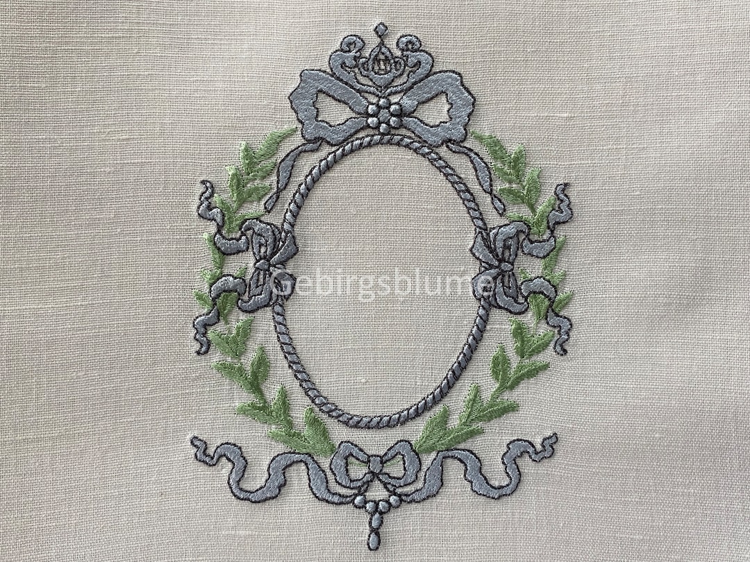 Frame Machine Embroidery Design Size H5.91*w4.24in - Etsy