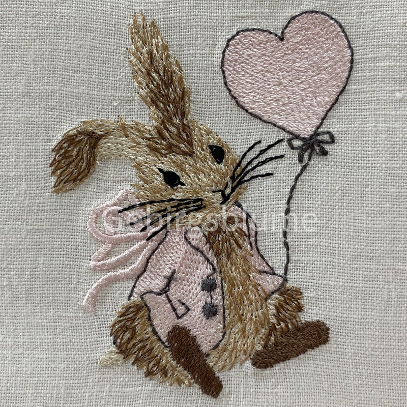 Rabbit Hand Embroidery Pattern - Etsy
