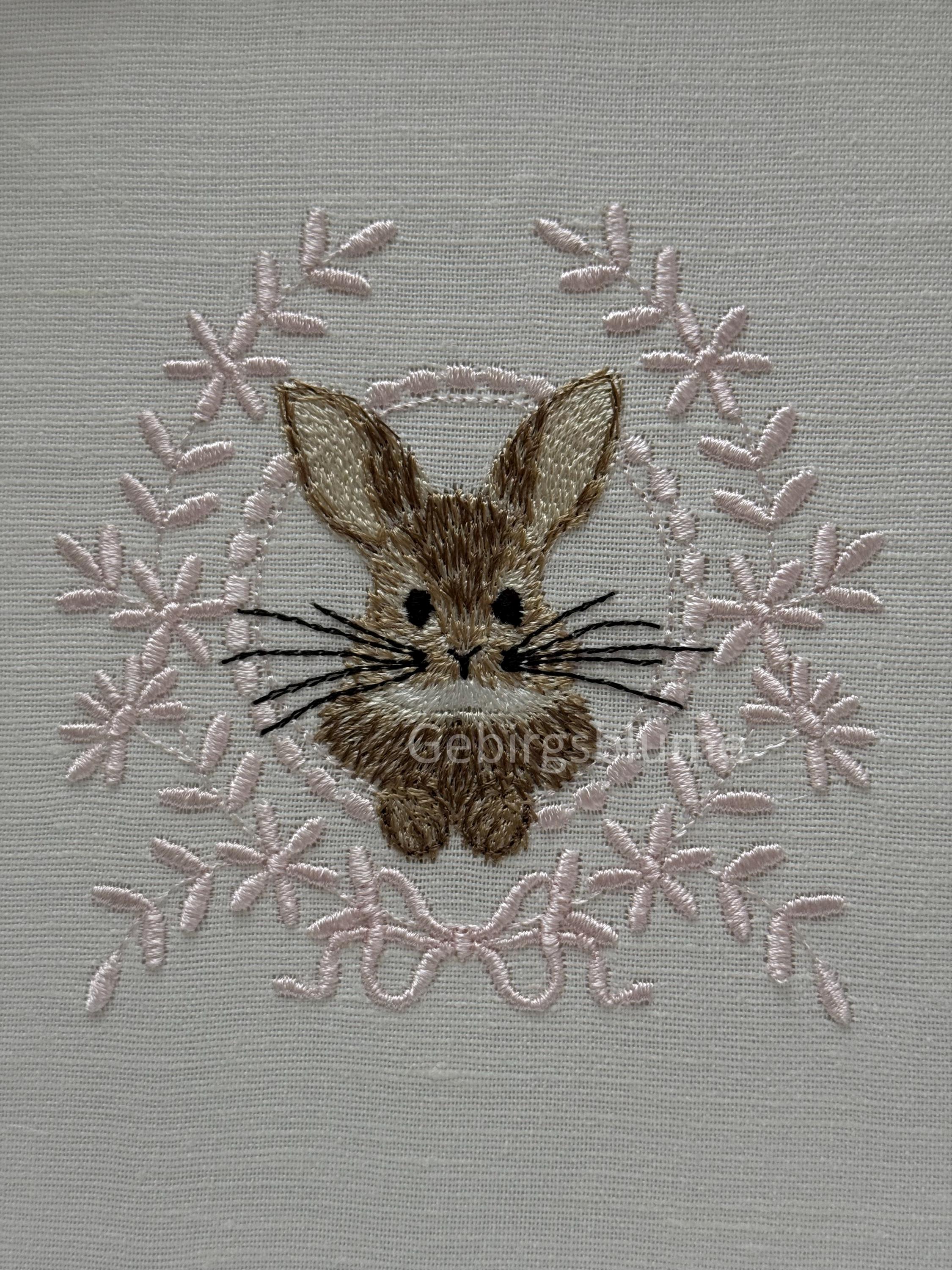 Easter Rabbit Machine Embroidery Design Size H3.68*w3.79in - Etsy