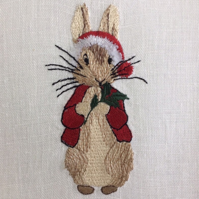 Rabbit Embroidery - Etsy