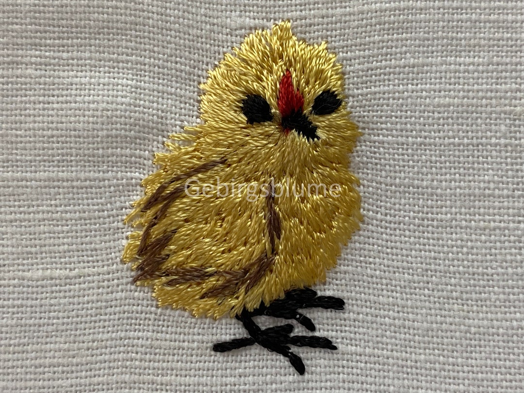 Mini Chick Machine Embroidery Design Size H1.54*w1.06" Digital File for ...