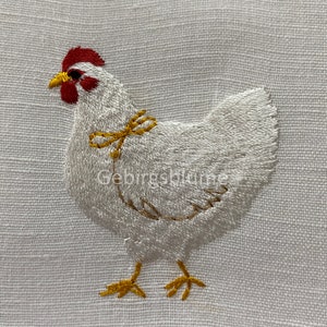 Chicken Machine Embroidery Design Size H2.63*w2.26" Digital File for 4* ...
