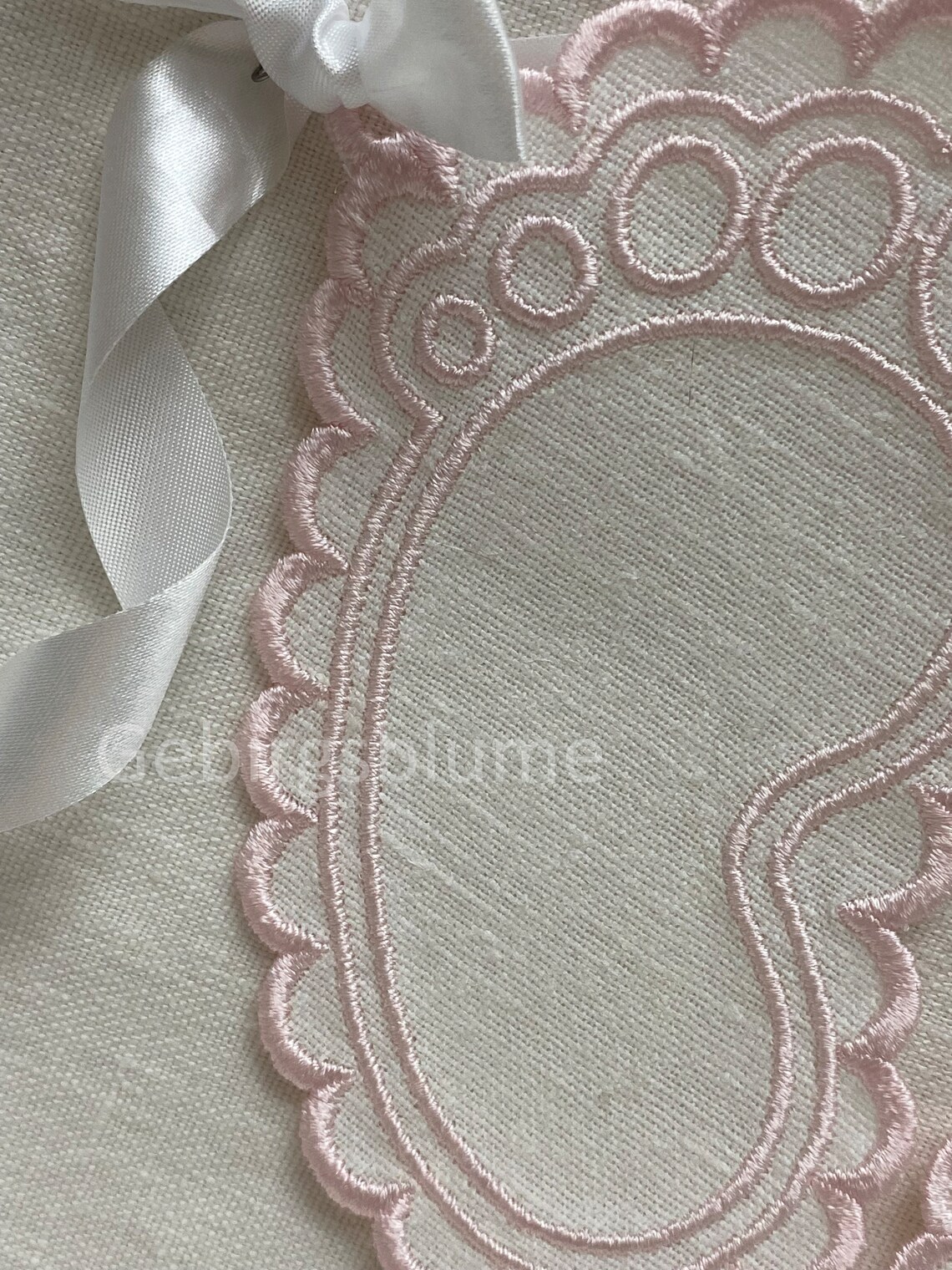 Baby Footprint Machine Embroidery Design in the Hoop Baby Feet ITH ...