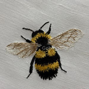 Bee Machine Embroidery Design Size H2.52*w2.74in - Etsy