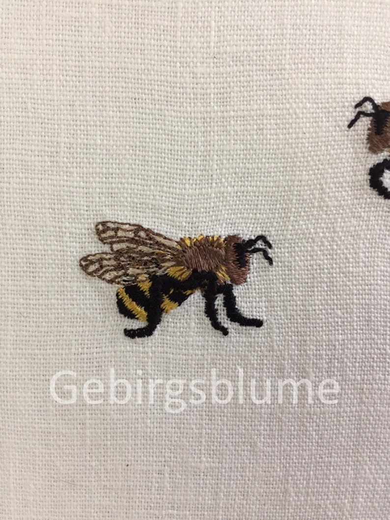 Mini Bee Embroidery Design Machine Embroidery - Etsy