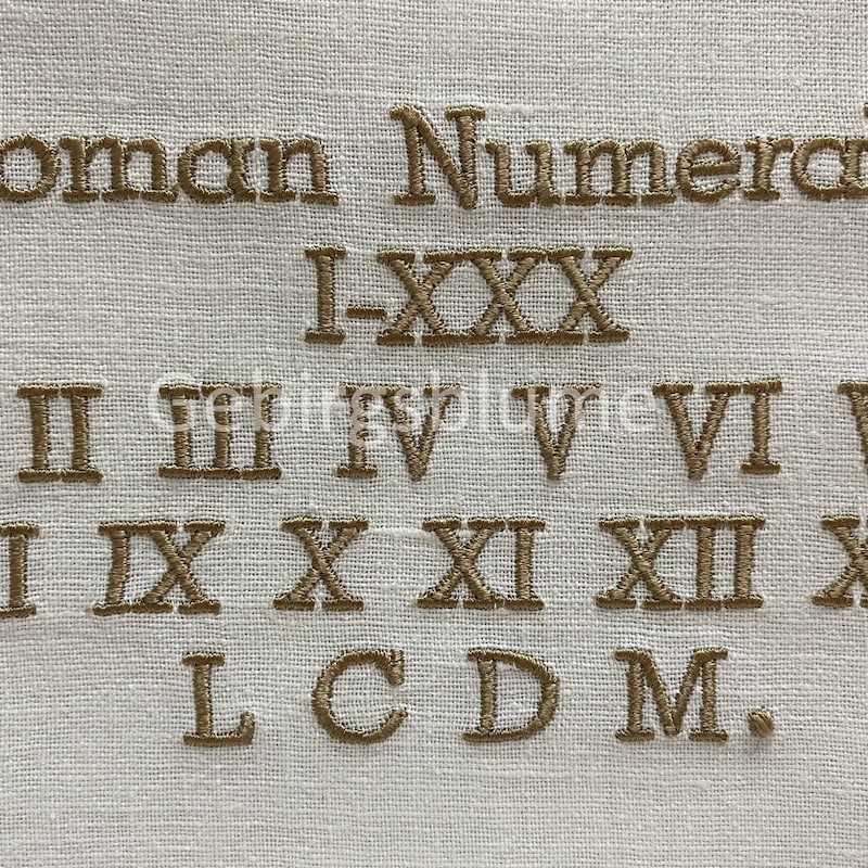 Roman Numerals Art - Etsy