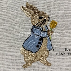 Easter Bunny Embroidery Design Peter Rabbit Machine Embroidery Design 2 ...