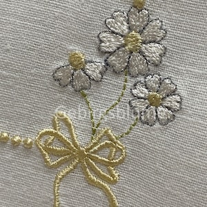 Pearl and Bow Embroidery Design Machine Embroidery 6 SIZES Instant ...