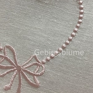 Pearl and Bow Embroidery Design Machine Embroidery 6 SIZES Instant ...