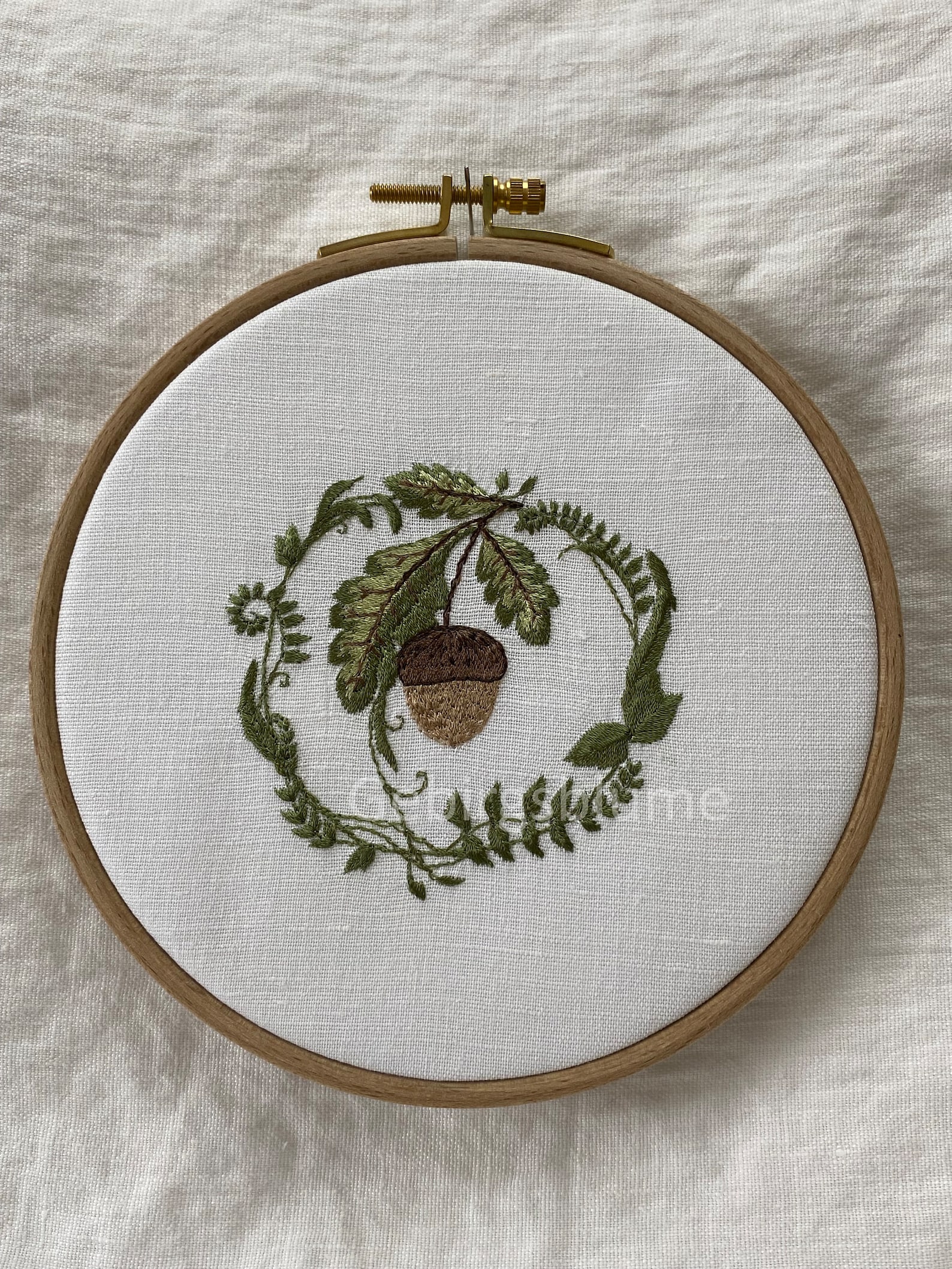 Acorn Machine Embroidery Design Autumn Embroidery H3.49*w3.56in - Etsy