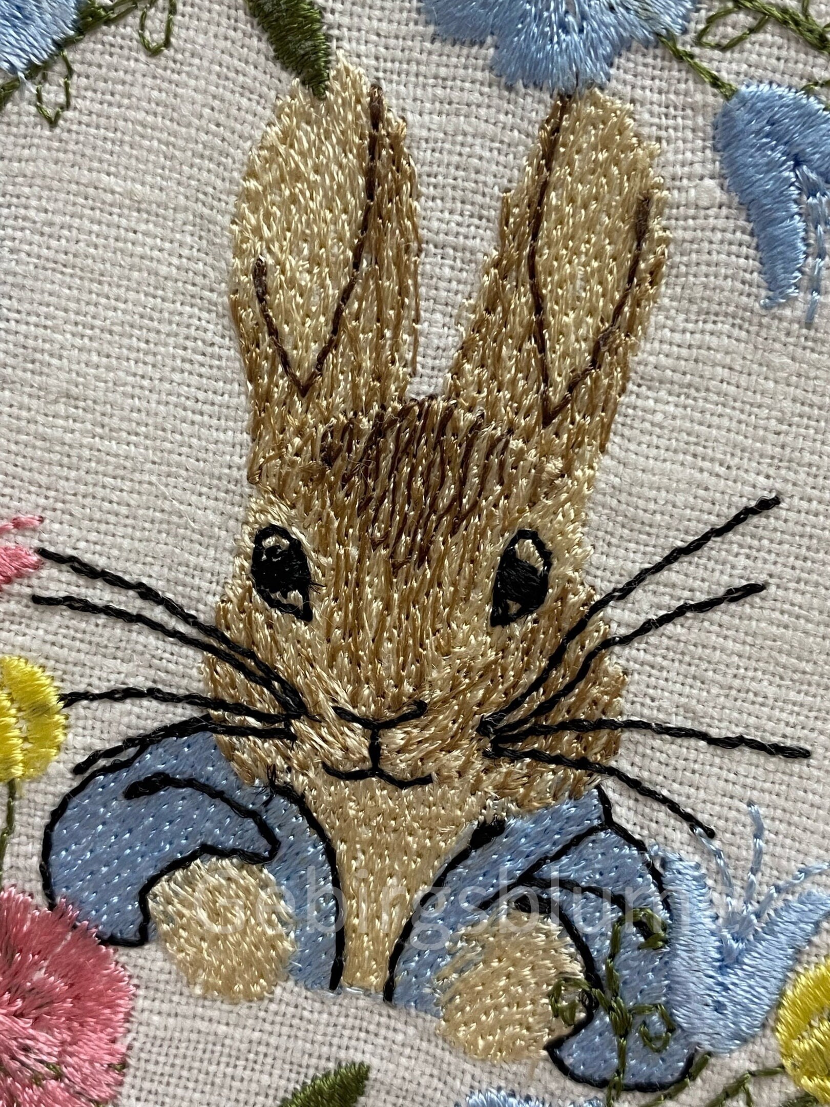 Rabbit Machine Embroidery Design - Etsy