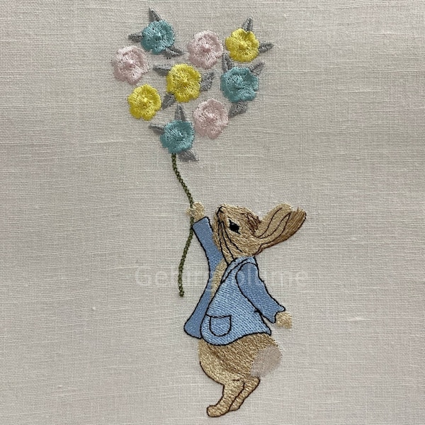 Rabbit Hand Embroidery Pattern - Etsy