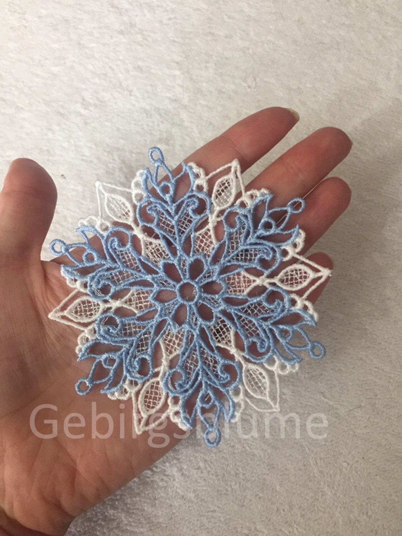 FSL Snowflake Machine Embroidery Design Instant Download + PDF - Etsy