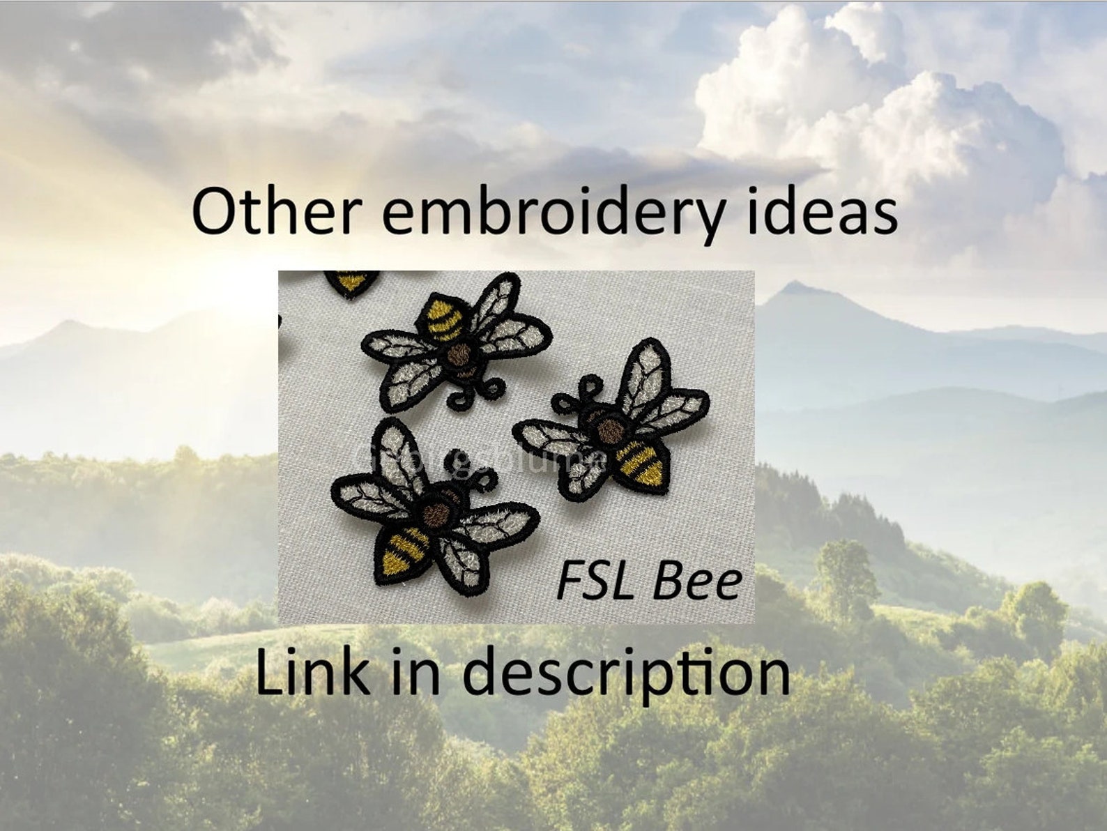 Mini Bee Embroidery Design Machine Embroidery - Etsy