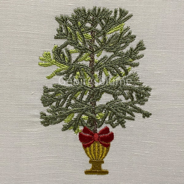 Topiary Embroidery Design - Etsy