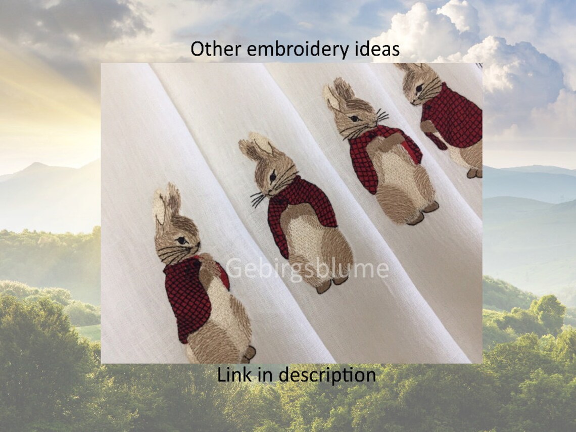 Peter Rabbit Embroidery Design Beatrix Potter Instant Download - Etsy