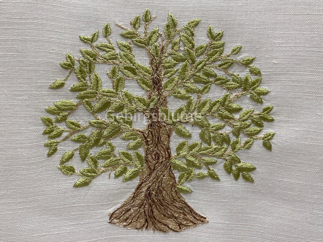 Tree of Life Embroidery Design Spring Machine Embroidery Instant ...