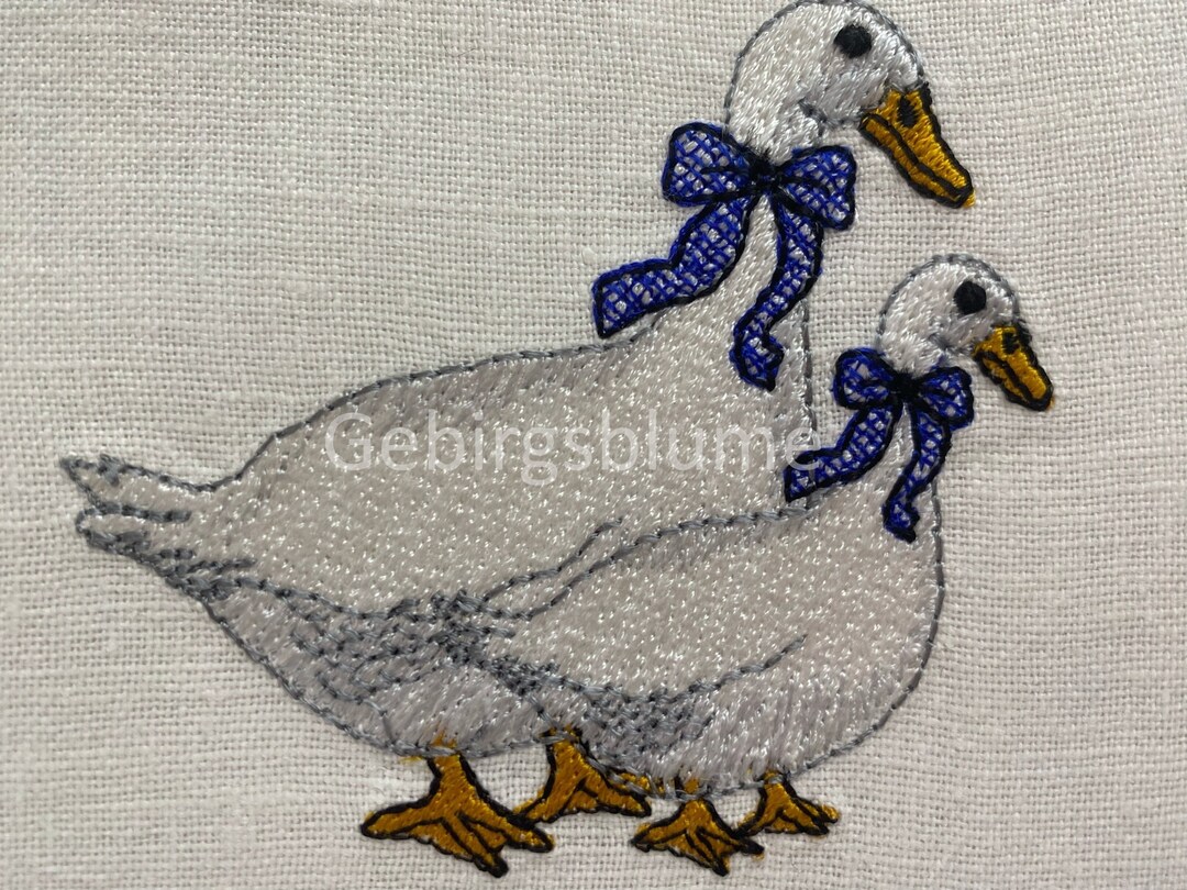 Goose Embroidery Design Machine Embroidery Instant Download - Etsy