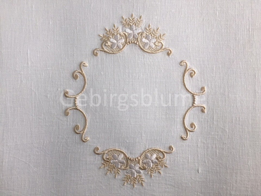 Frame Embroidery Designs Instant Download - Etsy