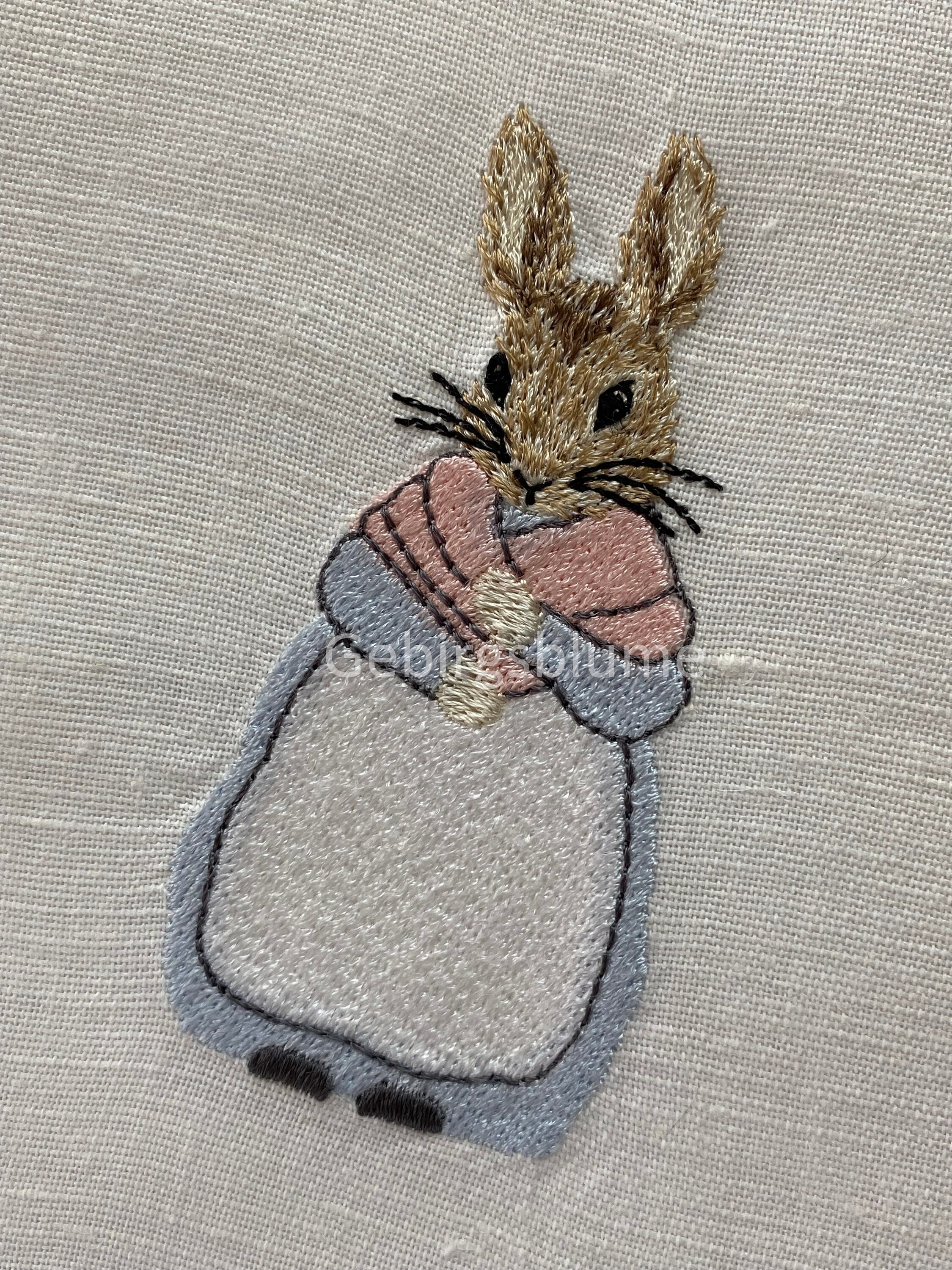 Rabbit Machine Embroidery Design for Hoop 4*4 Size H3.65*w1.68in - Etsy