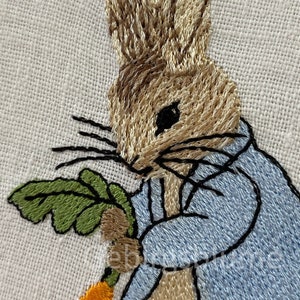 Easter Bunny Embroidery Design Peter Rabbit Machine Embroidery Design ...