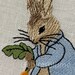 Easter Bunny Embroidery Design Peter Rabbit Machine Embroidery - Etsy