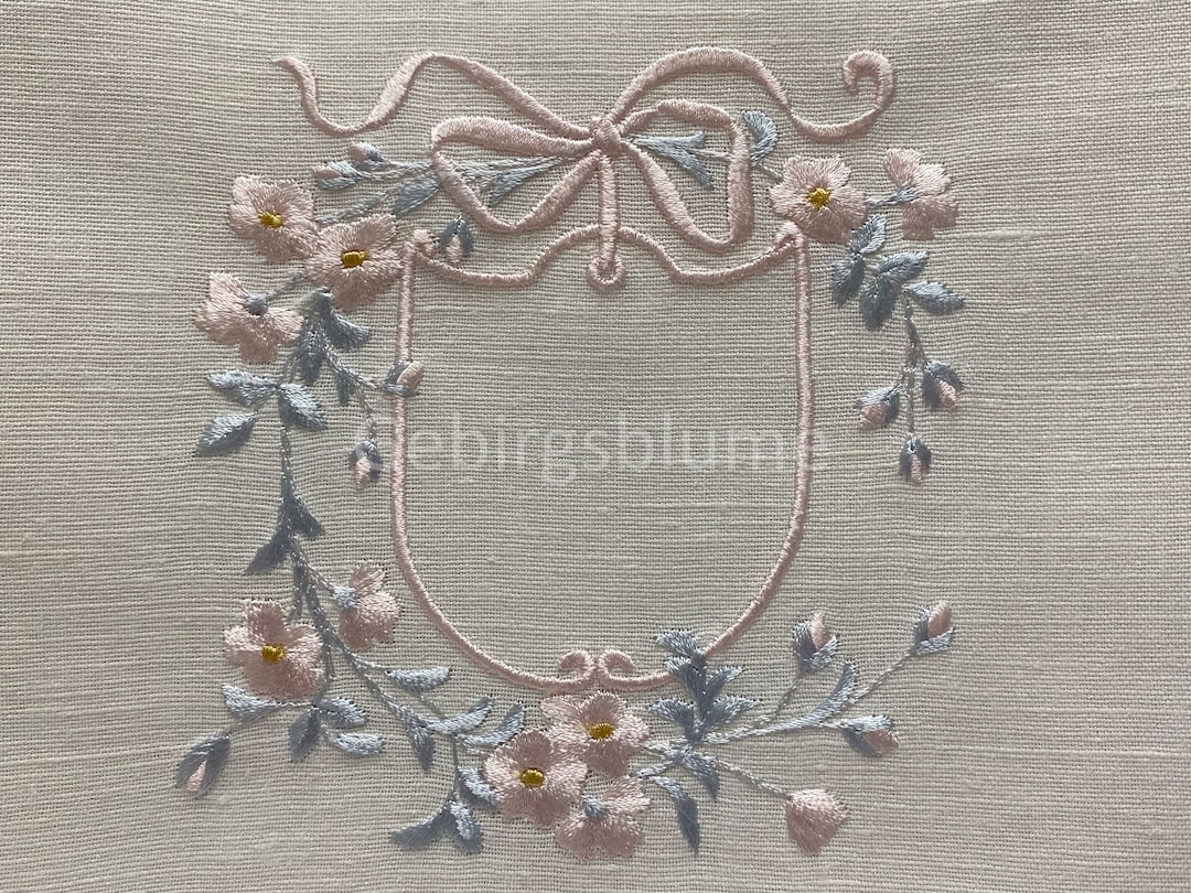 Frame Machine Embroidery Design Size H5.07*w4.66in - Etsy
