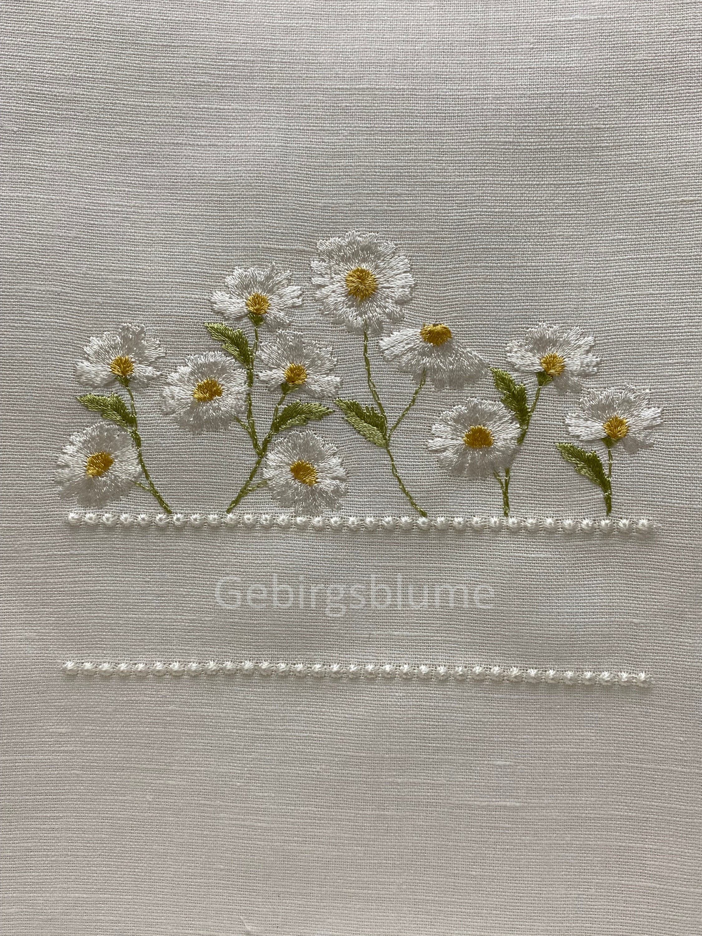 Split Floral Frame Machine Embroidery Design Chamomile Embroidery ...