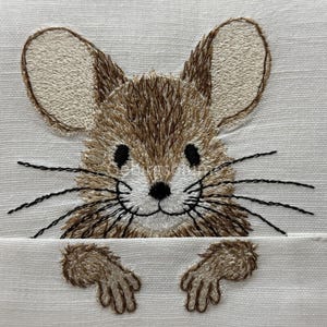 Mouse Machine Embroidery Design for 4*4hoop - Etsy