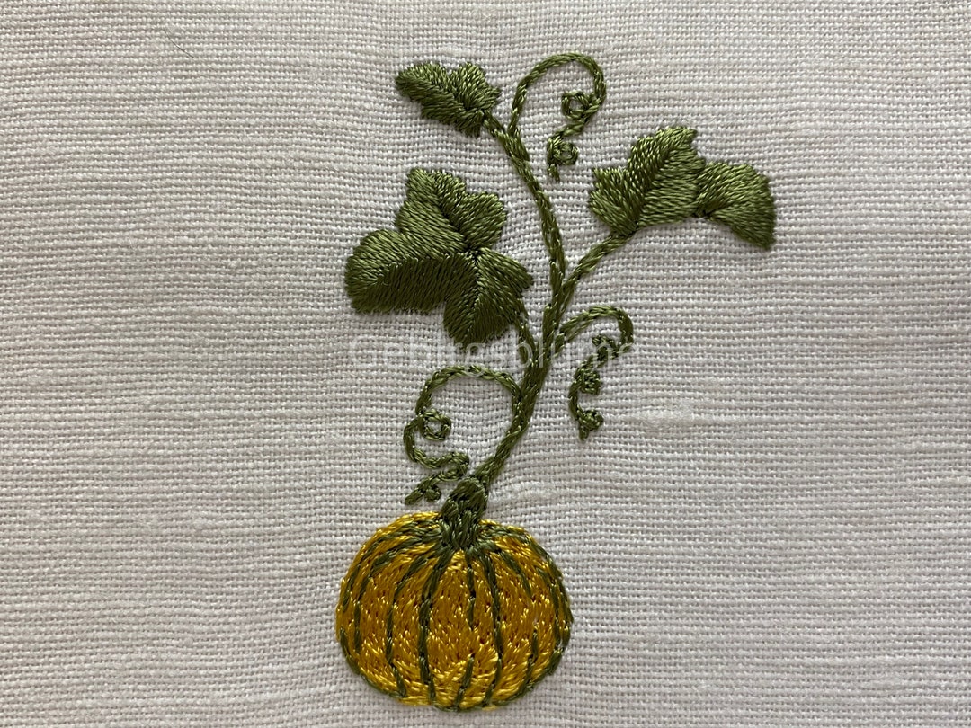 Mini Pumpkin Machine Embroidery Design ONE Size: H2.50*w1.61in - Etsy