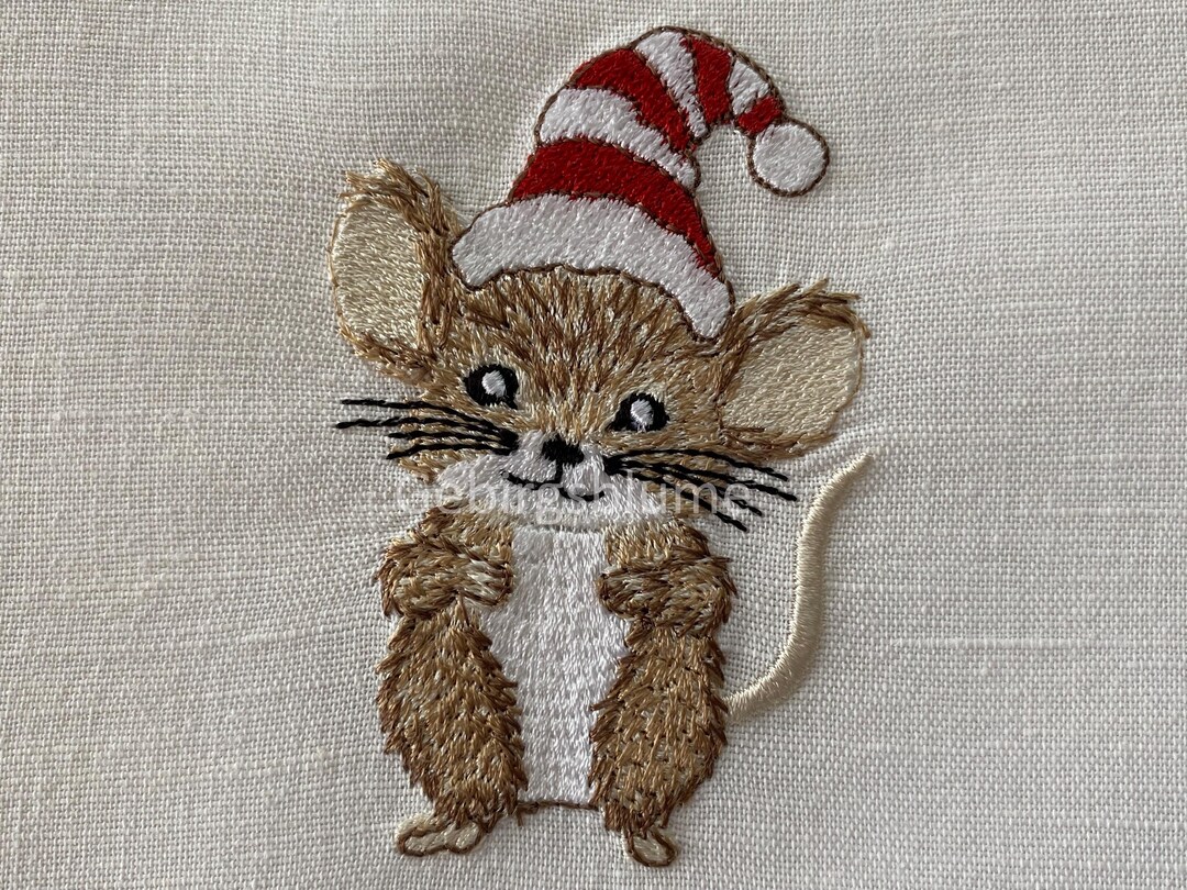 Mouse Machine Embroidery Design Size H3.56*w2.26" - Etsy