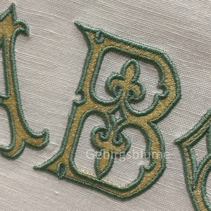 Vintage Monogram Alphabet Embroidery Designs Machine Embroidery Font 26 ...