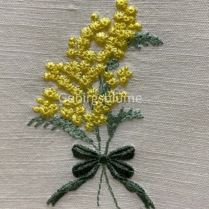 Mimosa Machine Embroidery Design Instant Download Digital File Size H3 ...