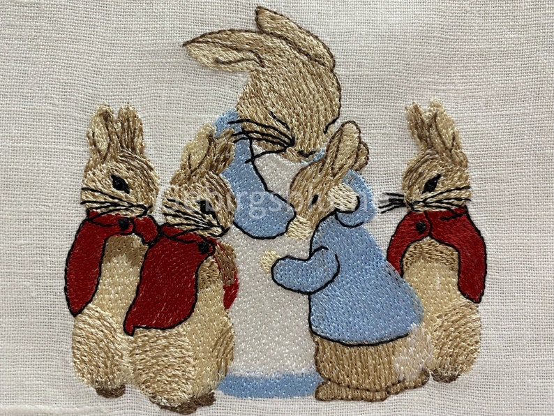 Peter Rabbit Embroidery Design Digital Download Machine - Etsy