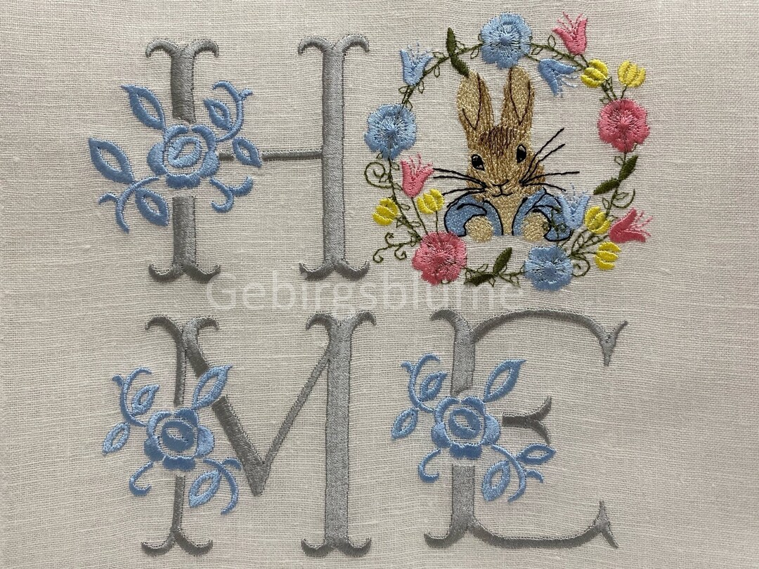 Peter Rabbit Embroidery Design Digital Download Machine Embroidery ...