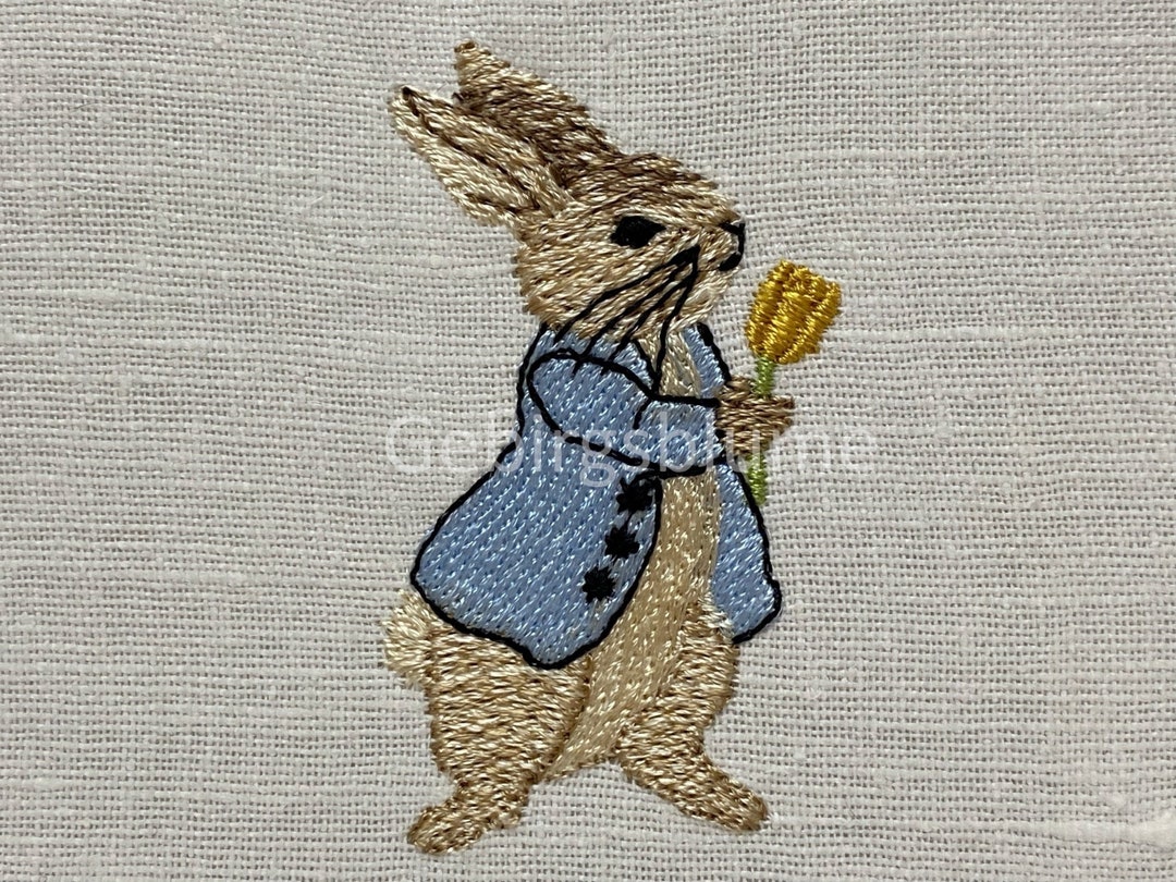 Easter Bunny Embroidery Design Peter Rabbit Machine Embroidery Design 2 ...