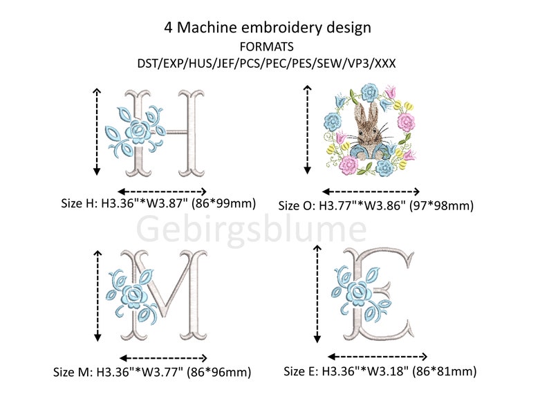 Peter Rabbit Embroidery Design Digital Download Machine - Etsy