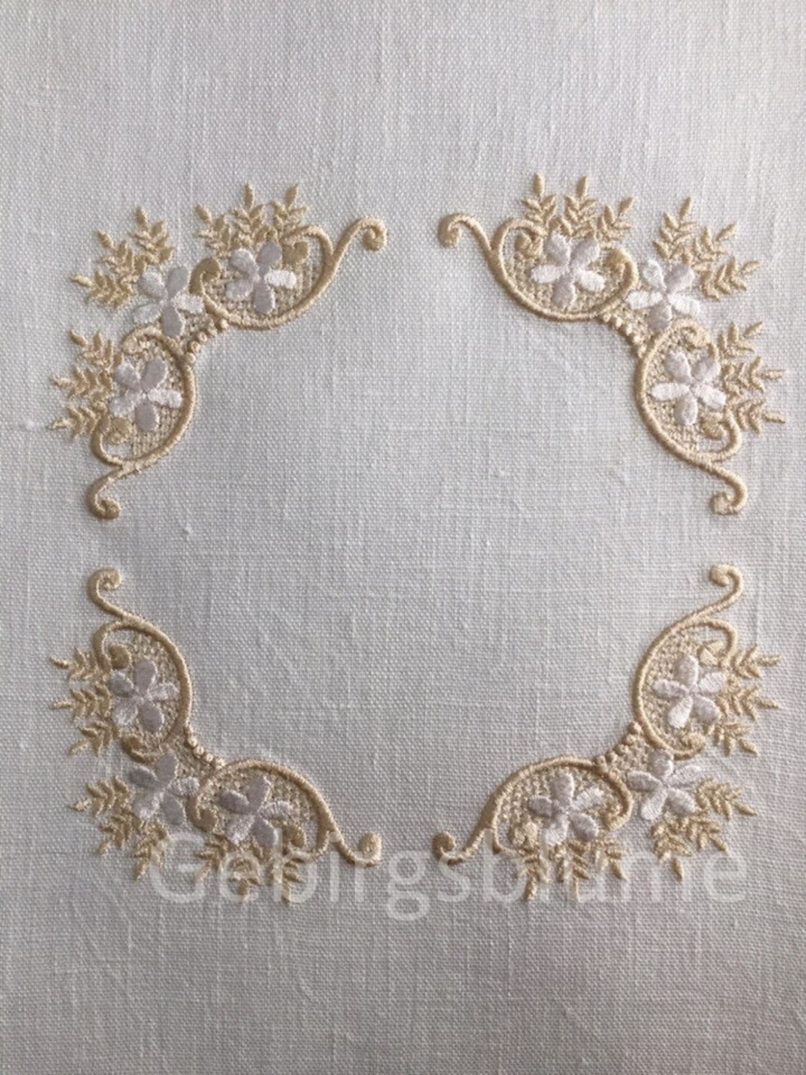 Frame Embroidery Designs Instant Download - Etsy