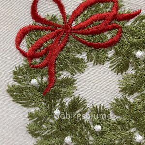 Wreath Machine Embroidery Design ONE Size H3.55"*w3.65in - Etsy