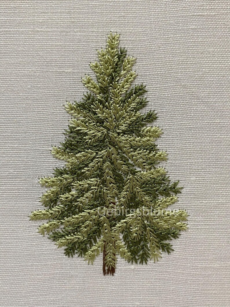 Christmas Tree Machine Embroidery Design Instant Download Digital File ...
