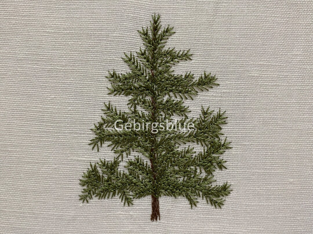Christmas Tree Machine Embroidery Design Instant Download Digital File ...