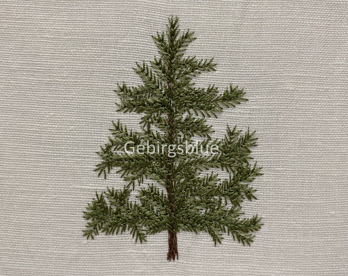 Christmas Tree Machine Embroidery Design Instant Download Digital File ...