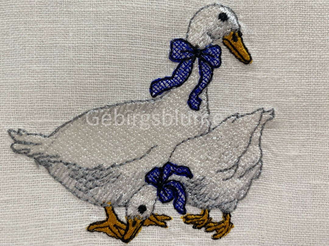 Goose Embroidery Design Machine Embroidery Instant Download - Etsy