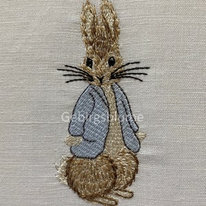 Peter Rabbit Machine Embroidery Design ONE Size H3.80w1.71in - Etsy