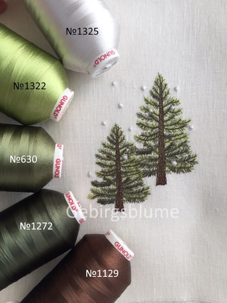 Forest Embroidery Design Instant Download Digital File Machine - Etsy