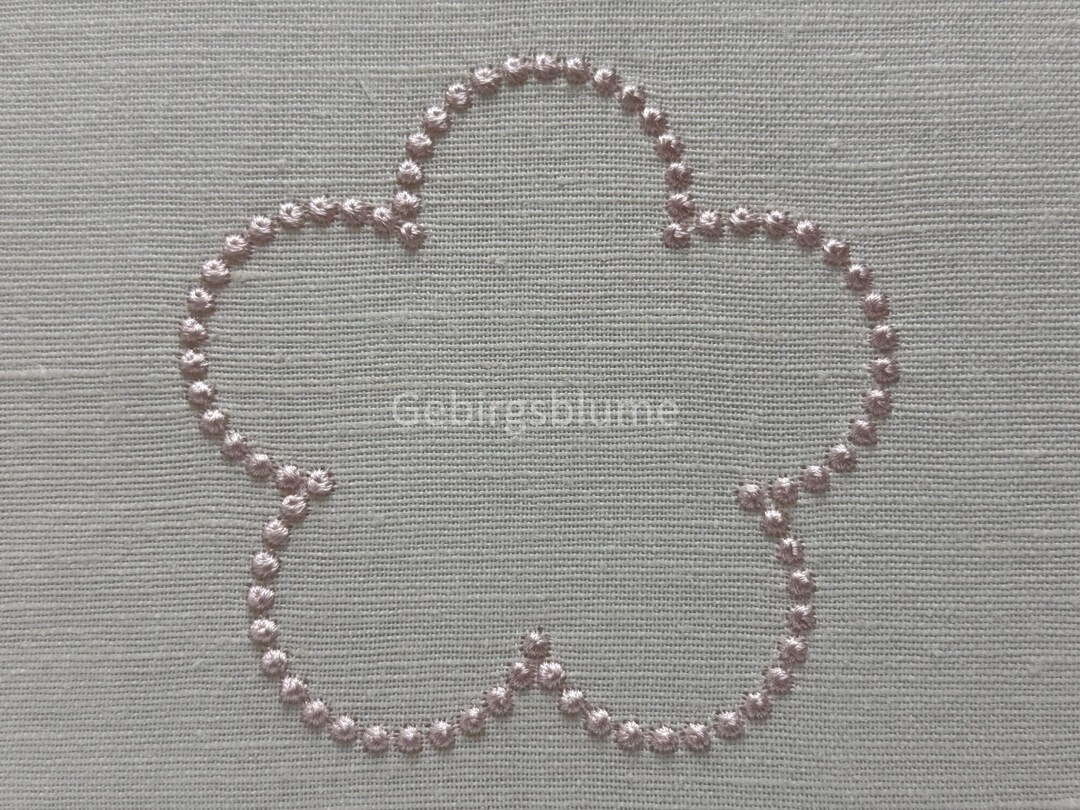 Flower Frame Machine Embroidery Design Size H2 3 4 and 5in - Etsy