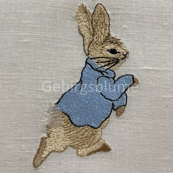 Rabbit Machine Embroidery Design - Etsy