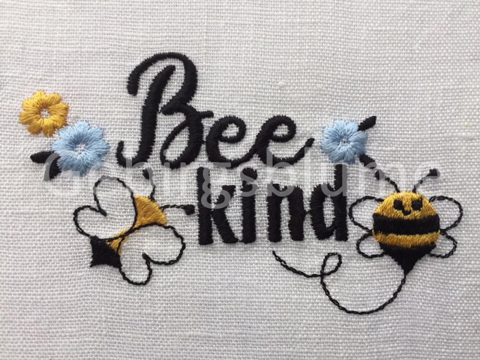 Mini Bee Embroidery Design Machine Embroidery - Etsy
