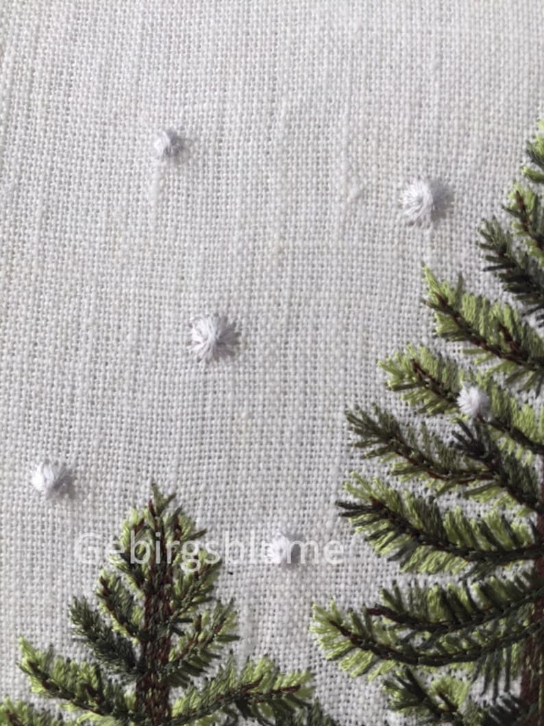 Forest Embroidery Design Instant Download Digital File Machine - Etsy