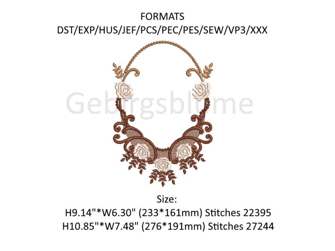 Wedding Frame Embroidery Design Instant Download - Etsy